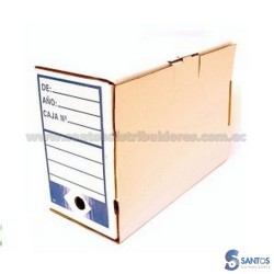 CARTONERA DEL AUSTRO Archivador de cartón plegable lomo 16 cm no.3 blanco