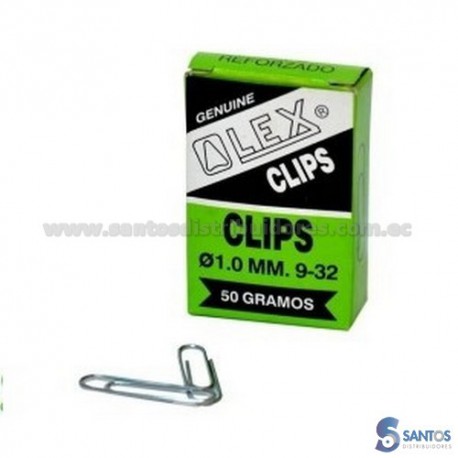 ALEX Clips estándar 32 mm metálicos