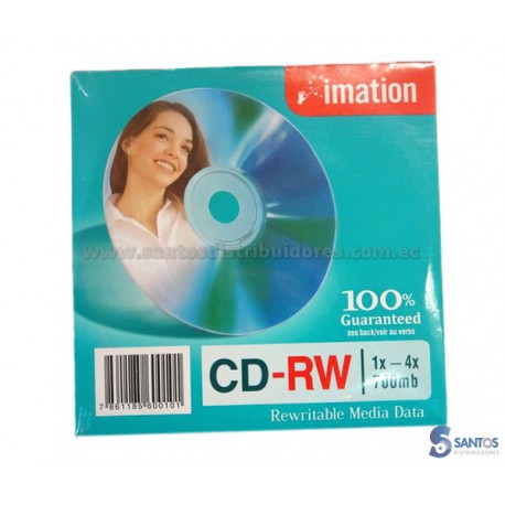 IMATION Cd s regrabables sin caja cd-rw